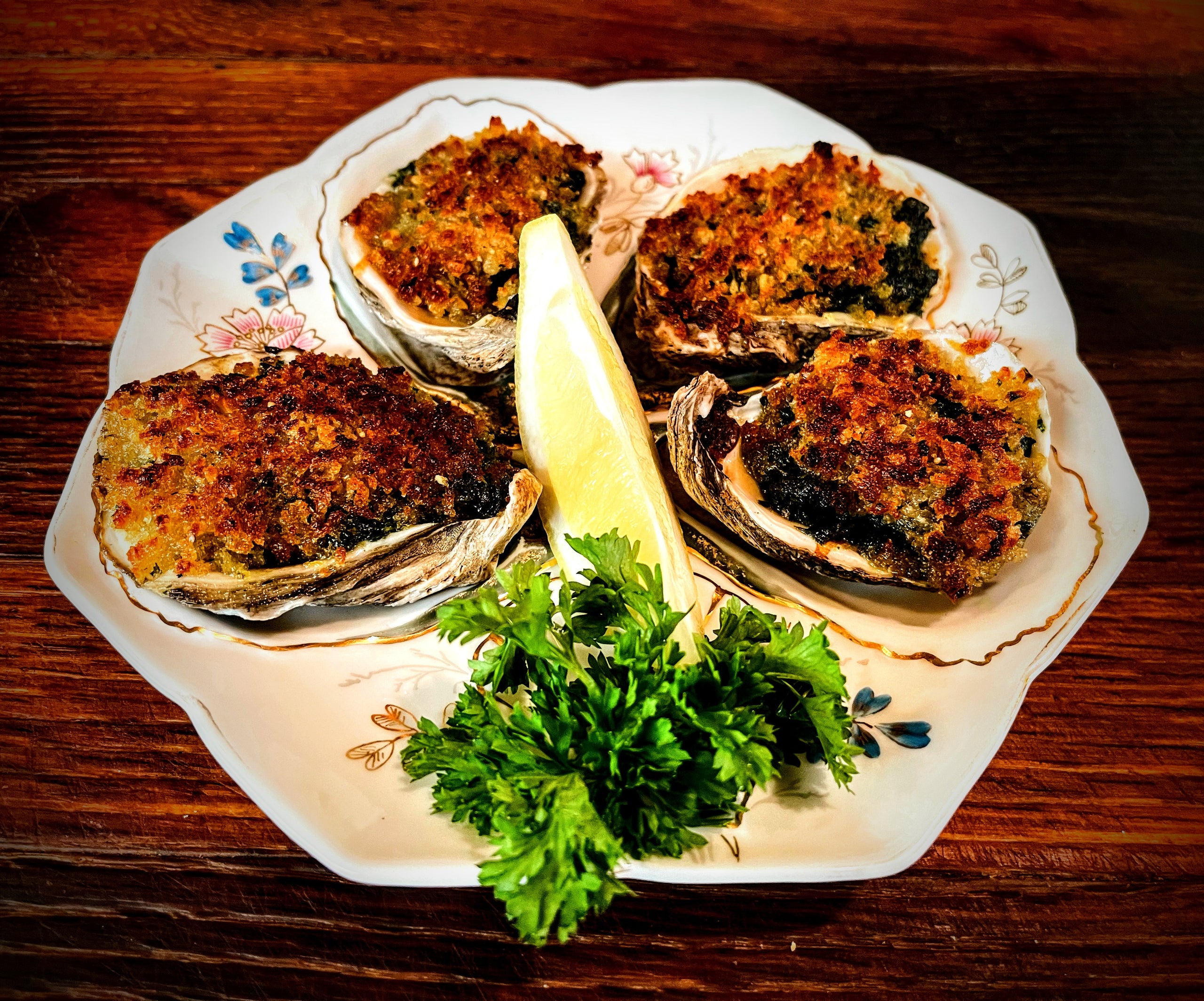 Oysters Rockefeller | The Charlesworth Hotel & Restaurant