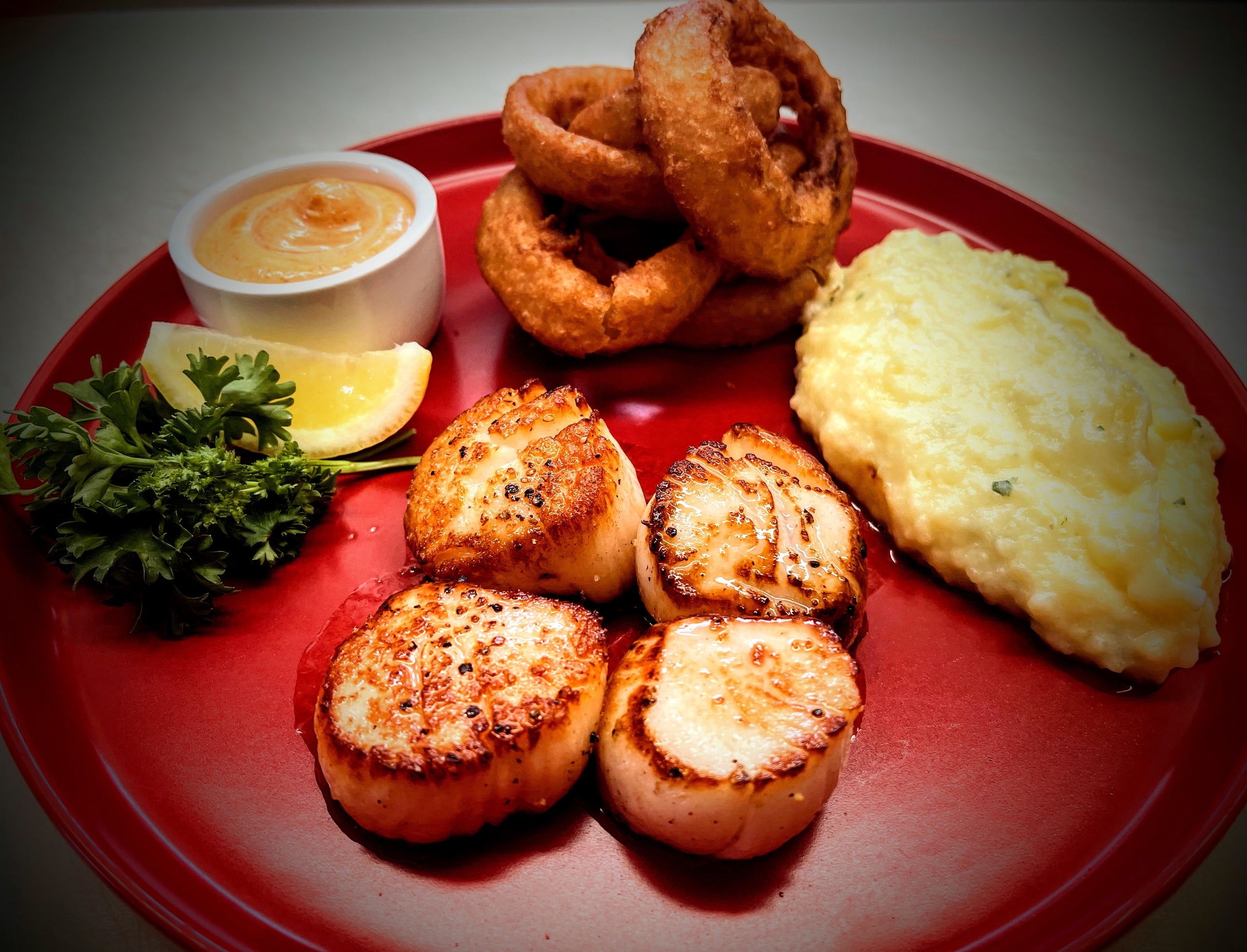 Jumbo Seared Sea Scallops | The Charlesworth Hotel & Restaurant